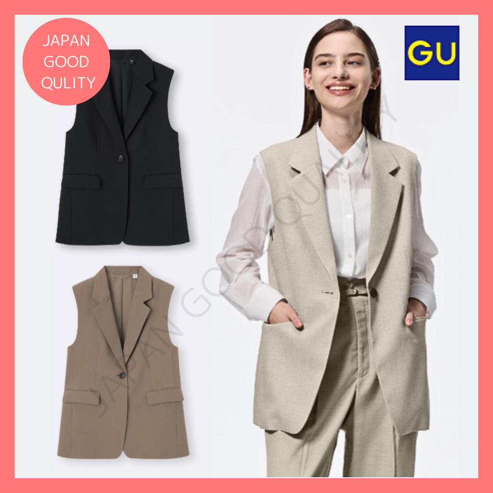 【GU】GU 新品 日本訂製背心 Z XS-3XL 09 黑色 31 米色 34 棕色 | 蝦皮購物
