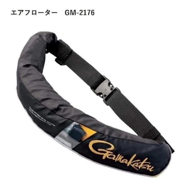 代購 "刺繡標誌 エアベスト GM-2181 国土交通省認定モデル腰掛 自動充氣 救生衣 路亞 鐵板 釣魚 池釣 | 蝦皮購物