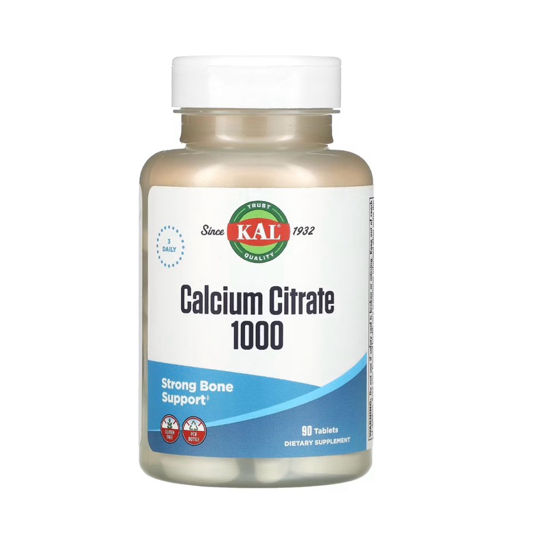 KAL® 檸檬酸鈣 1000 90錠（現貨） | 蝦皮購物