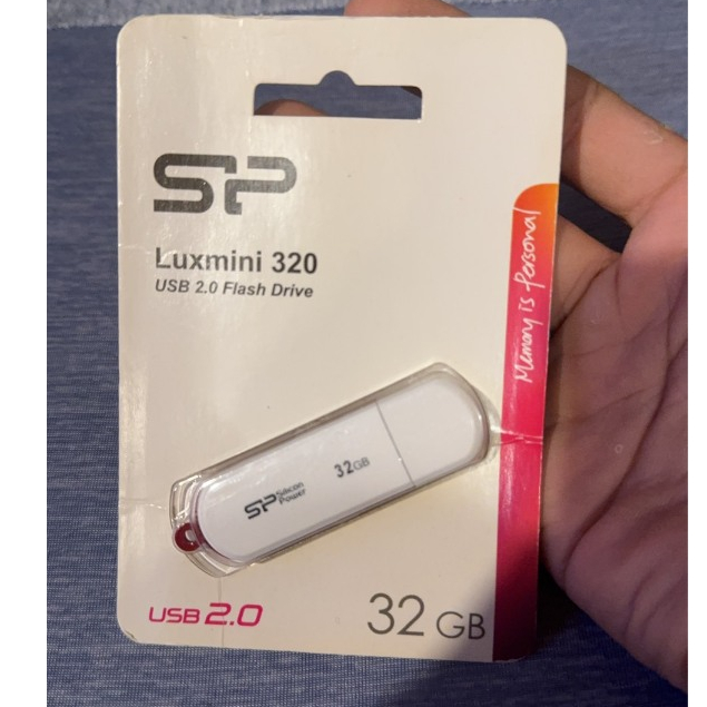 【32G】SP廣穎 Luxmini 320 隨身碟 白色 USB2.0 備份 資料傳輸 拷貝 複製 作業 | 蝦皮購物