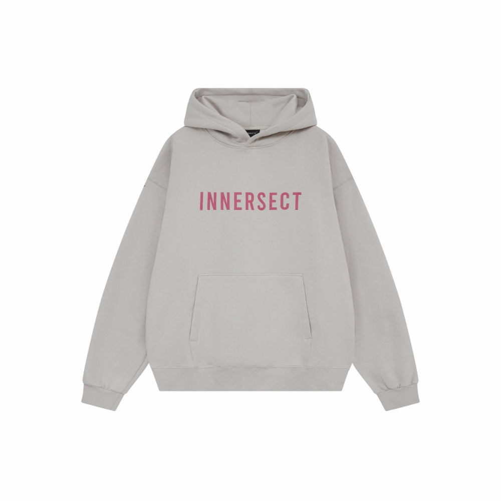 INNERSECT 三生萬物 愛心循環標 LOGO印花 刷毛 帽T 長袖 男女同款 INN24FWTHD382 | 蝦皮購物