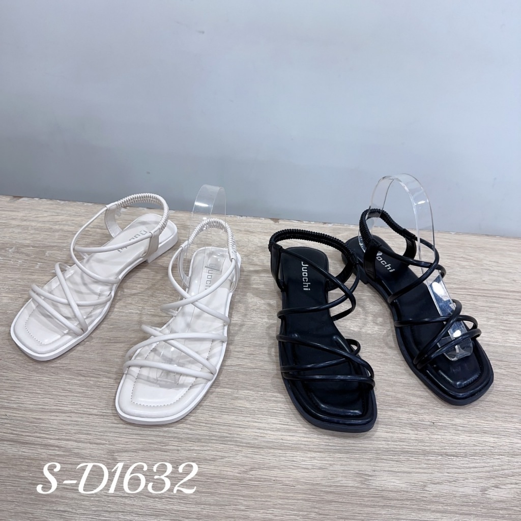 (S-D1632)交叉細帶羅馬平底涼鞋 | 蝦皮購物