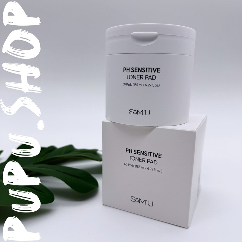 【推】Pupu.shop♡台灣現貨｜ SAM'U 莎繆 PH舒緩平衡棉片 60片 補水棉片 濕敷棉片 韓國棉片 | 蝦皮購物