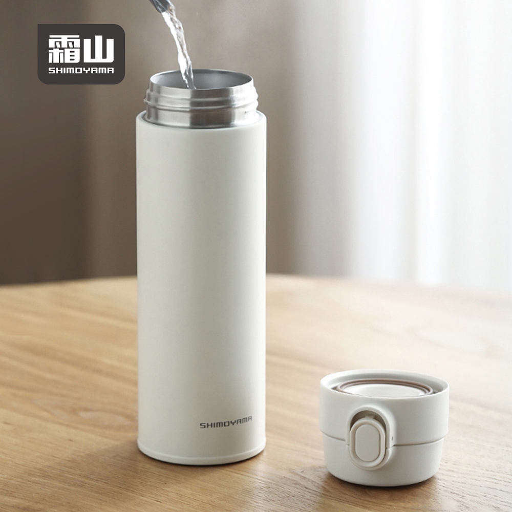 【日本霜山】彈蓋式316不鏽鋼保冷保溫瓶-480ml-多色可選 | 蝦皮購物