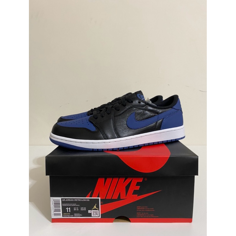 【Fintage】Nike Air Jordan 1 Retro Low OG Mystic Navy | 蝦皮購物