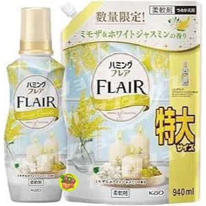 【JPGO】日本製 花王kao FLAIR 石原聰美代言 頂級香水衣物柔軟精~含羞草&白茉莉 | 蝦皮購物