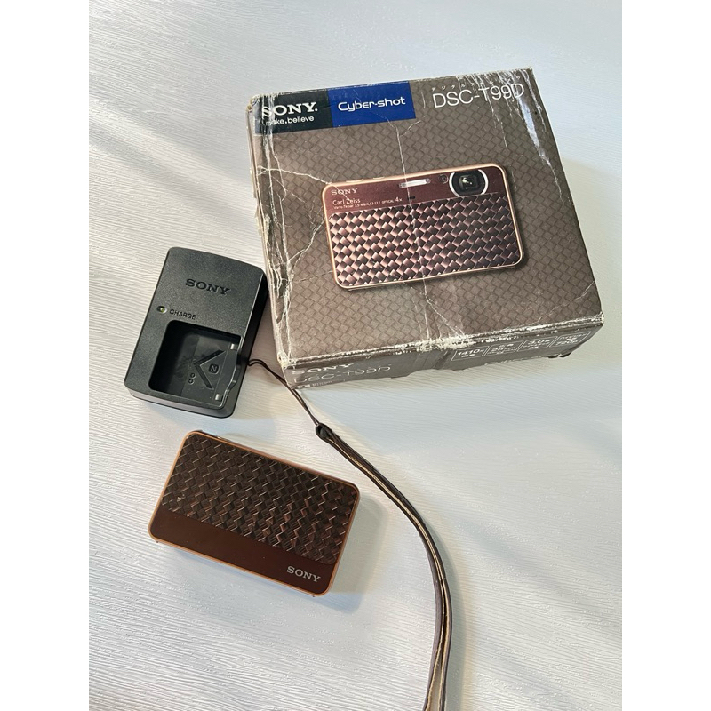 Sony Cyber-shot DSC-T99D復古CCD卡片觸控機限量版盒裝 | 蝦皮購物