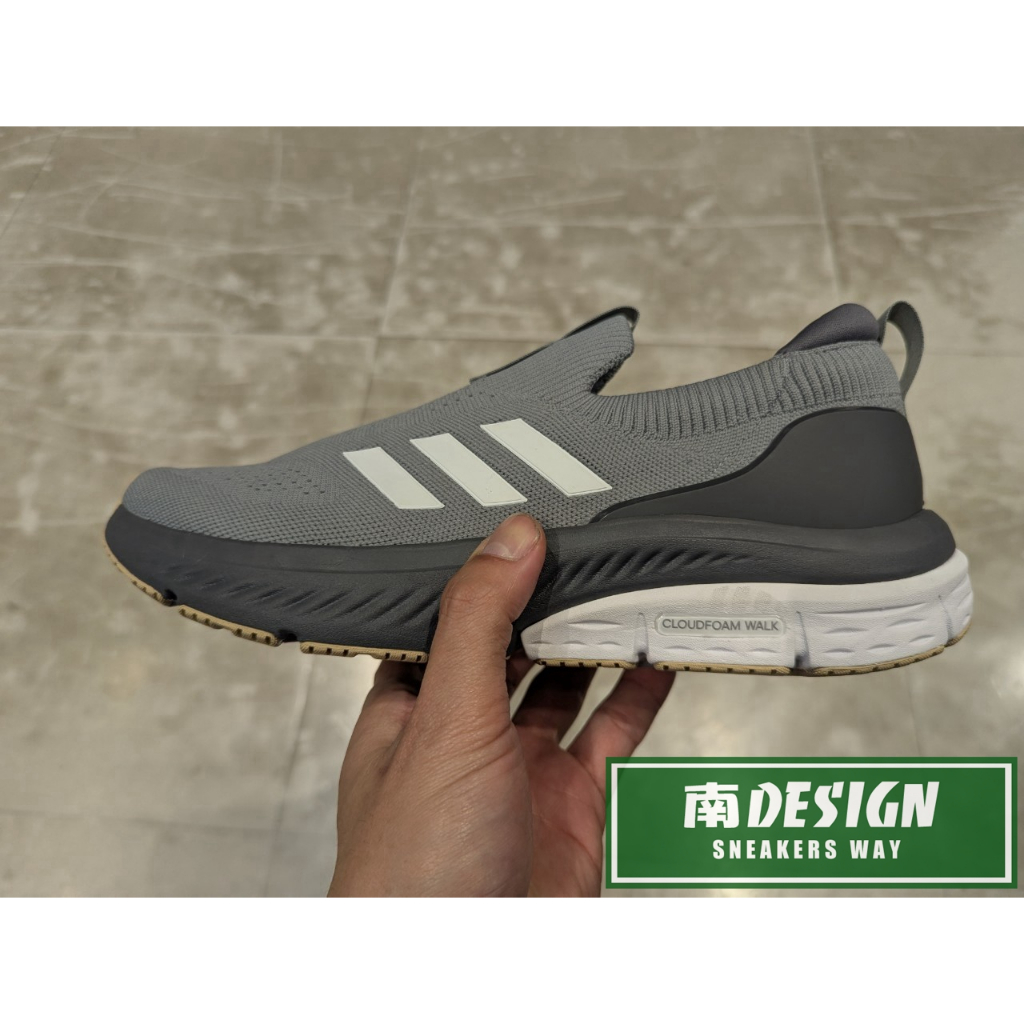 限時特價 南🔥2025 3月 ADIDAS Cloudfoam 健走鞋 透氣針織 緩震 套入式 男款 灰 ID4054 | 蝦皮購物