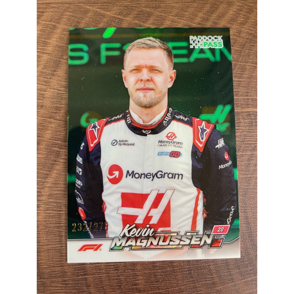 [新系列] Topps F1 Paddock Kevin Magnussen 限量275張 金屬特卡 綠色限量 kmag | 蝦皮購物