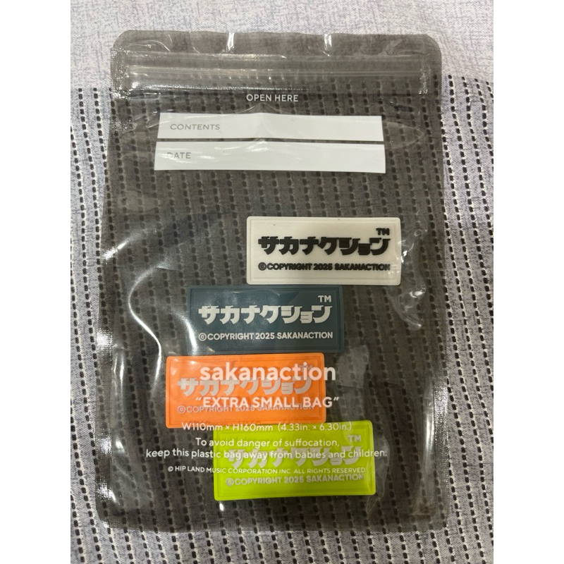 魚韻 2025日本巡迴演唱會 周邊 Logo造型橡膠貼 サカナクション sakanaction | 蝦皮購物