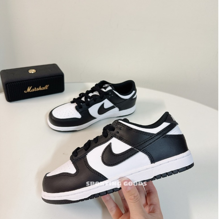 S.G Nike Dunk Low PS CW1588-100 中童 休閒鞋 運動 經典 皮革 街頭 熊貓 黑白 | 蝦皮購物