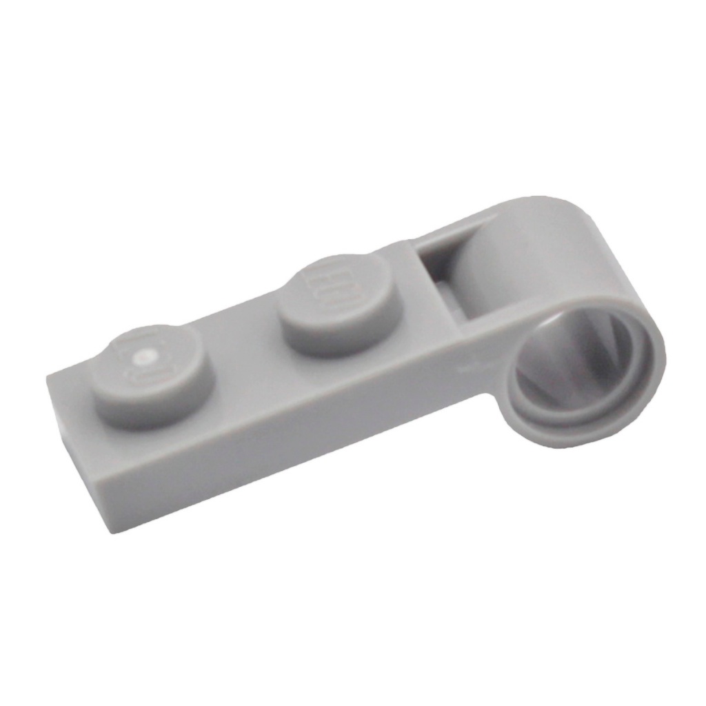 COOLPON｜這是樂高®LEGO®的正版零件 淺灰 變形板 Plate 1x2 3172 6438836 尾端帶孔 | 蝦皮購物