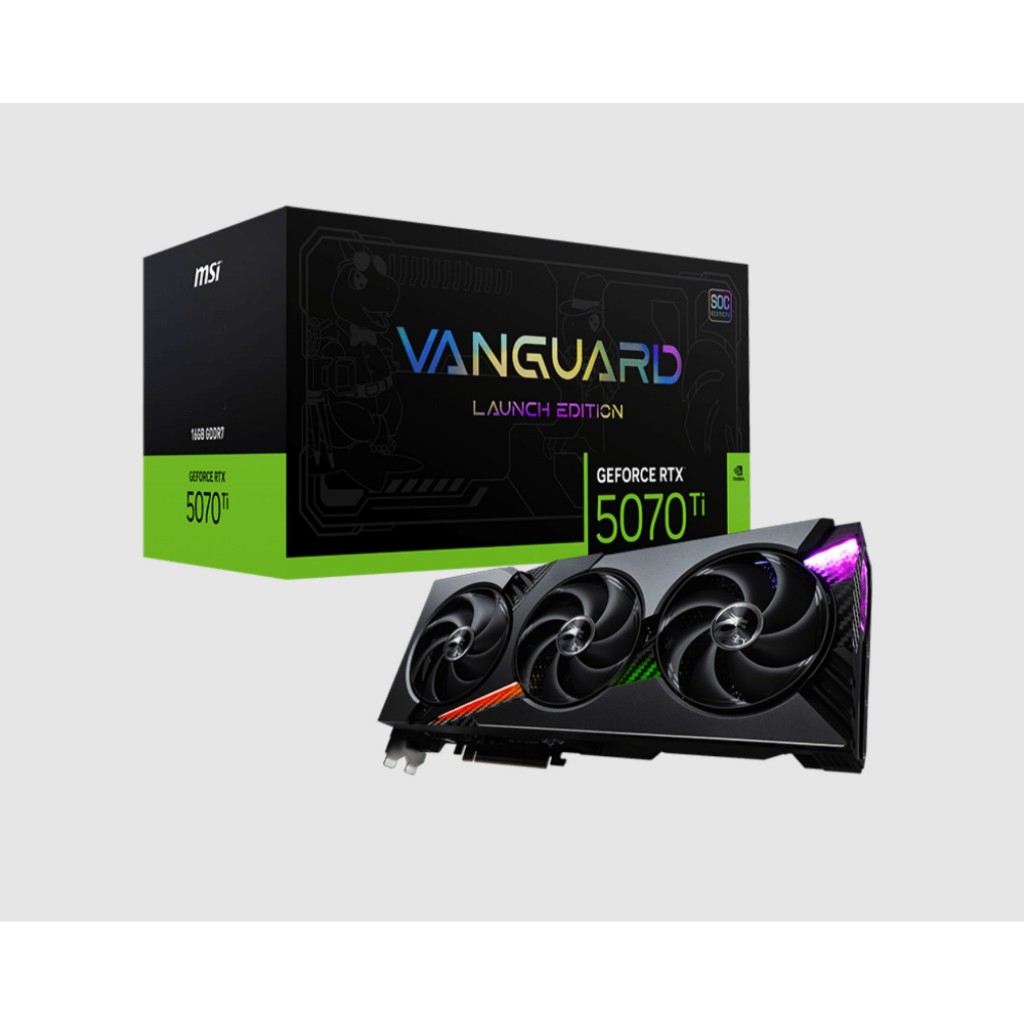 微星 RTX5070Ti 16G VANGUARD SOC LAUNCH EDITION【36cm】4080 9070X | 蝦皮購物