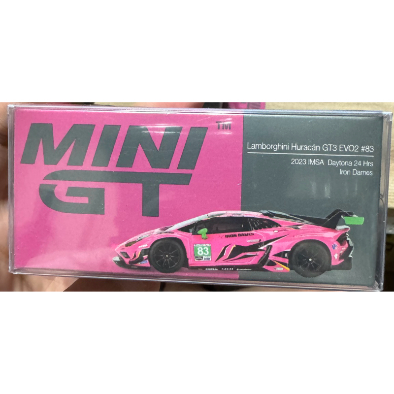 1/64 MINI GT #772 左駕附贈膠盒 台灣代理版 Lamborghini Huracan GT3 EVO | 蝦皮購物