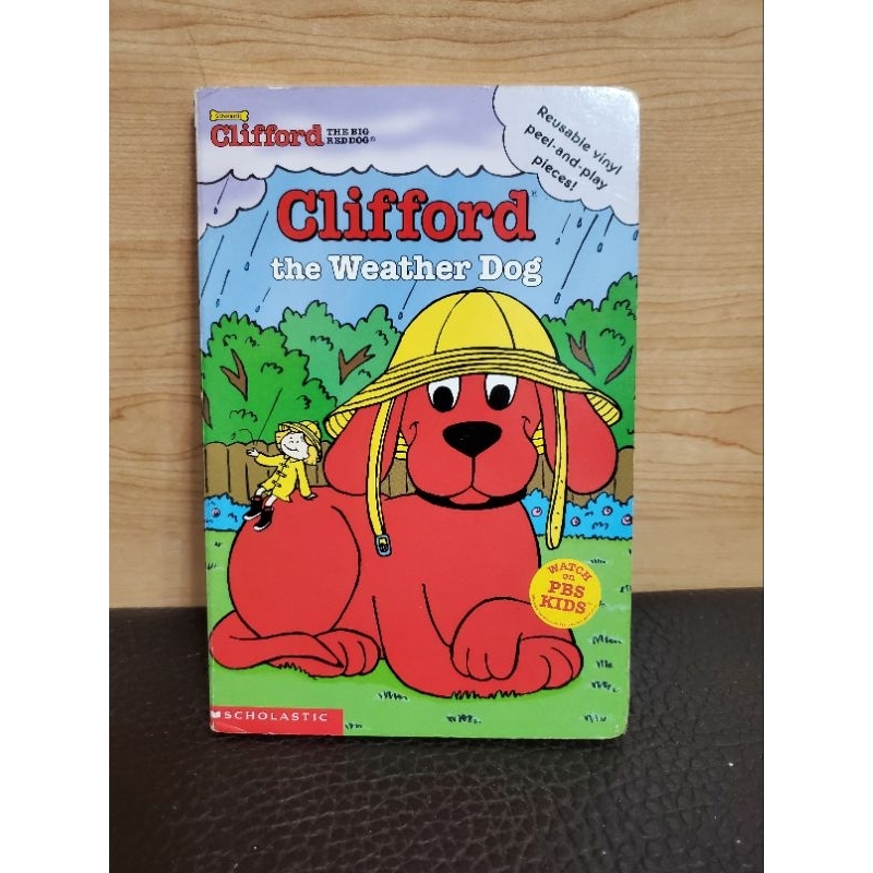 英文童書 附貼紙 Clifford the Weather Dog (Clifford the Big Red Dog） | 蝦皮購物