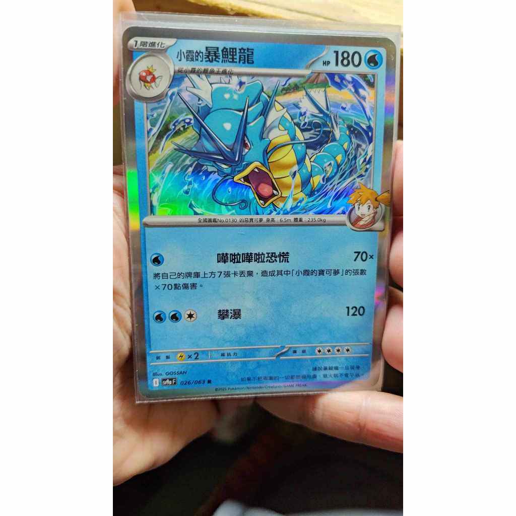 寶可夢PTCG 熱風競技場 sv9a F 小霞的暴鯉龍 R 小閃 026/063 | 蝦皮購物