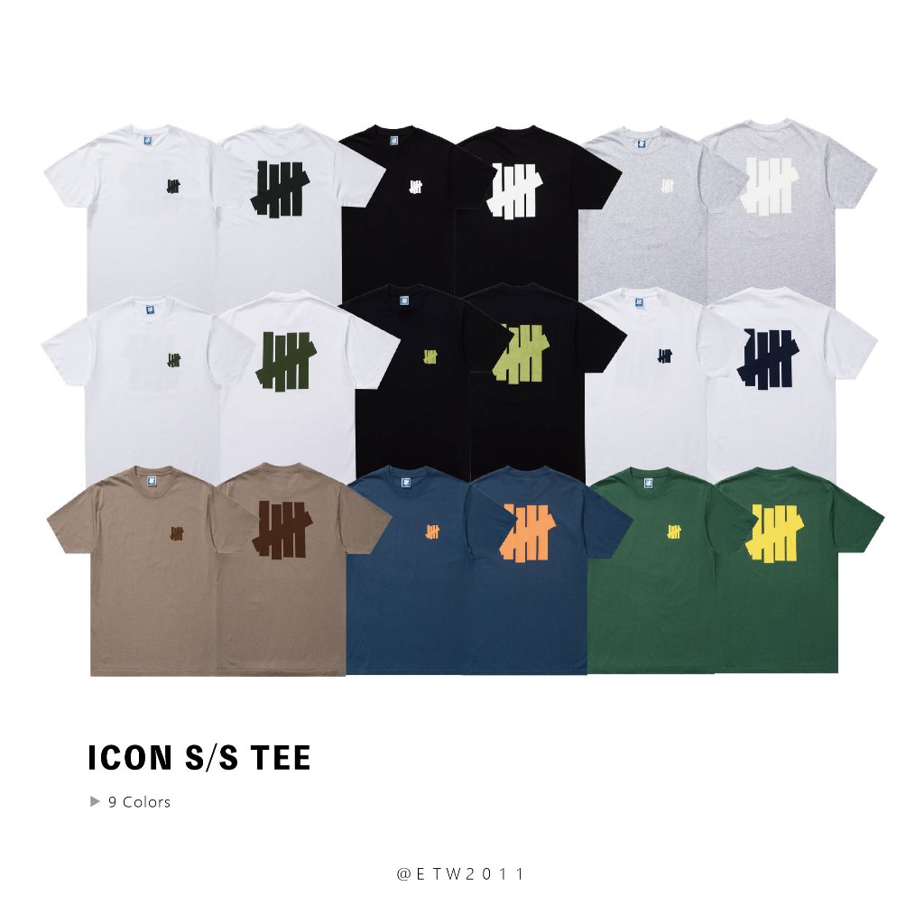 ☆ETW☆【台中店】UNDEFEATED ICON S/S TEE 柵欄 LOGO 短T 短袖 現貨 | 蝦皮購物