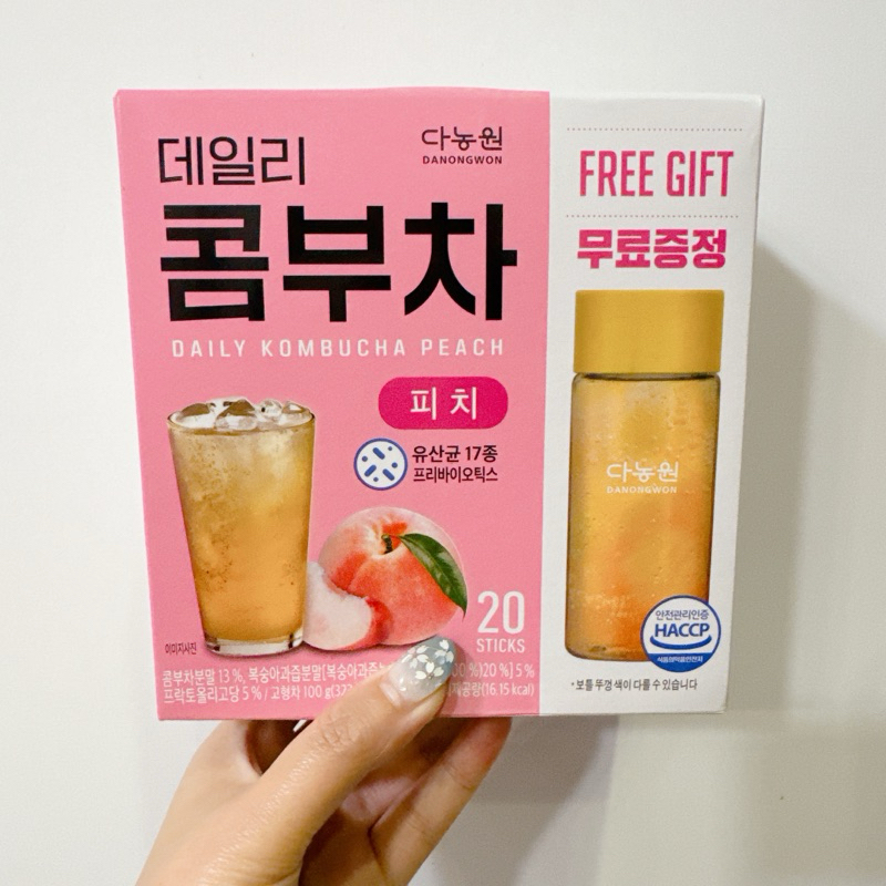 現貨快出～韓國 超人氣 DANONGWON 每日乳酸菌康普茶 水蜜桃風味 | 蝦皮購物