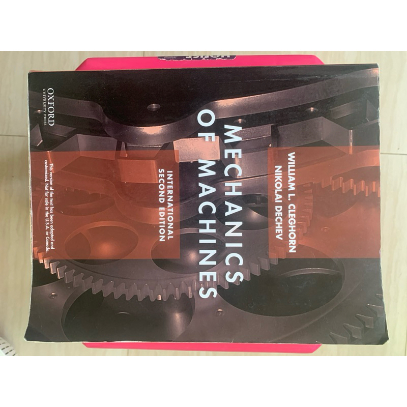 MECHANICS OF MACHINES INTERNATIONAL SECOND EDITION 機構學 機械設計 | 蝦皮購物