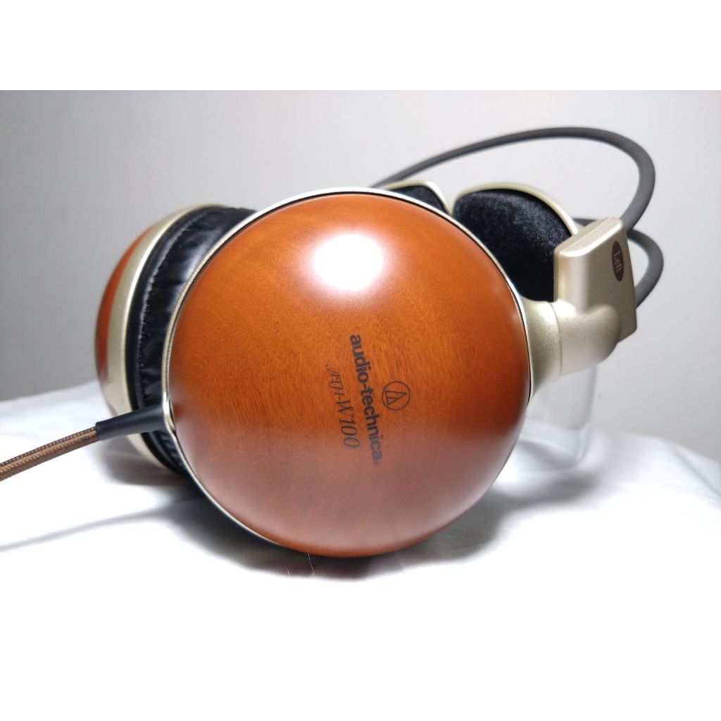 【中古銘機】鐵三角 audio-technica ATH-W100 第4世代 淺田櫻木殼 木紋美 樸實美聲 美品2 | 蝦皮購物