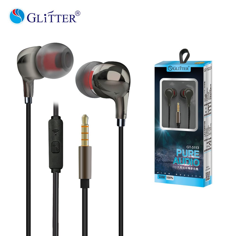 【宇堂科技】入耳式耳機麥克風 3.5mm通用插頭 線控通話 TPE抗拉線材 免充電即插即用 高音質耳麥 GT-5113 | 蝦皮購物