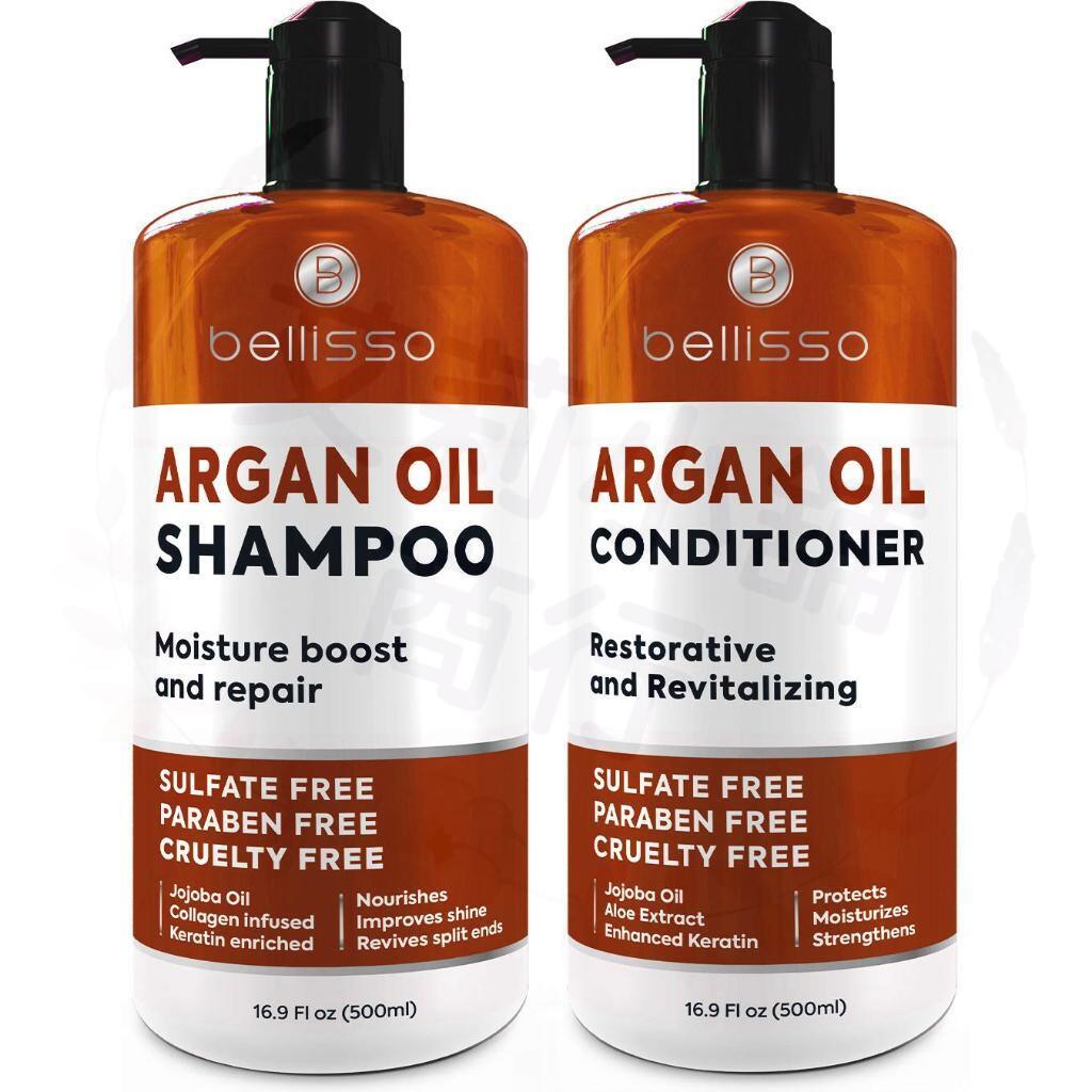 預購 Bellisso Argan Oil Shampoo Conditioner | 蝦皮購物