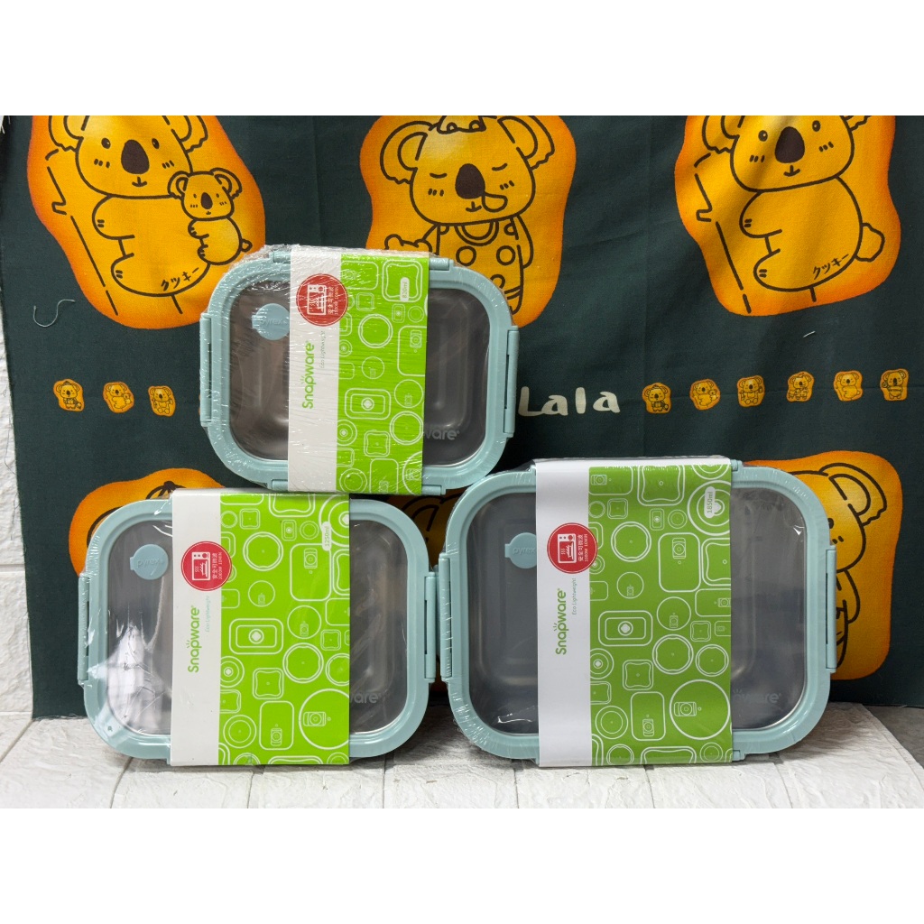 SNAPWARE Eco Lightweight 可微波316不鏽鋼玻璃保鮮盒 820ml/1250ml/1850ml | 蝦皮購物