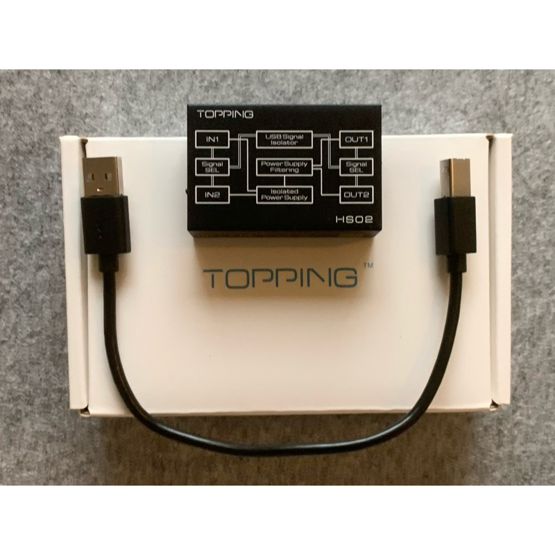 TOPPING 拓品 HS02 USB 隔離器 二手 | 蝦皮購物