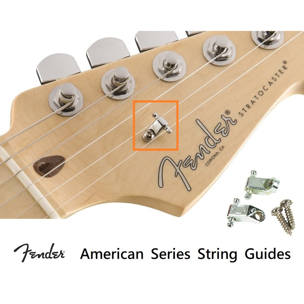 維修專區 Fender American Series String Guides tree 美廠 琴頭 壓弦器 減共振 | 蝦皮購物