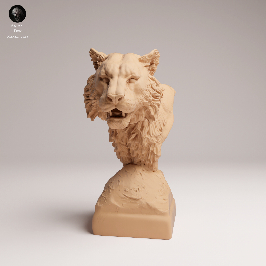 Tazo工坊[AD] 爪哇虎胸像S. Tiger Bust 3D列印模型WC | 蝦皮購物
