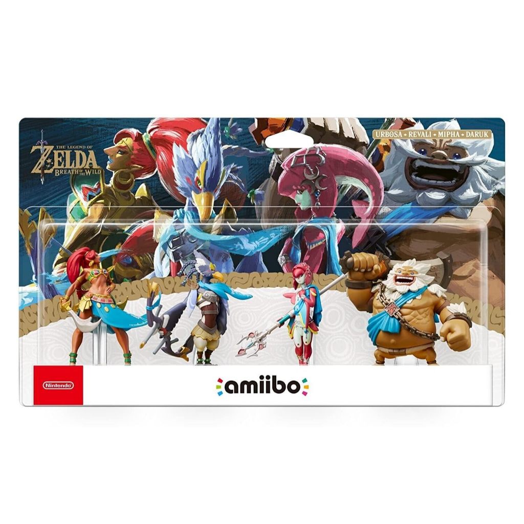 【NeoGamer】全新現貨 任天堂 NS Switch AMIIBO 薩爾達傳說 曠野之息 四英傑 一盒內有4個 | 蝦皮購物
