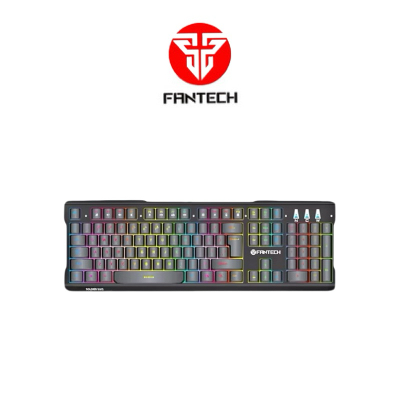 【FANTECH】 K612 鋁合金面板音效感應RGB電競鍵盤 電腦鍵盤 電競 鍵盤 按鍵無衝突 | 蝦皮購物