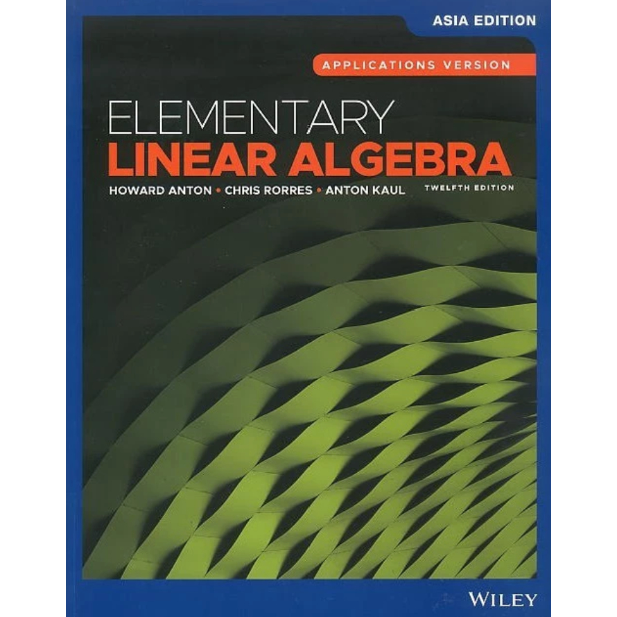 elementary linear algebra 12/e 12e | 蝦皮購物