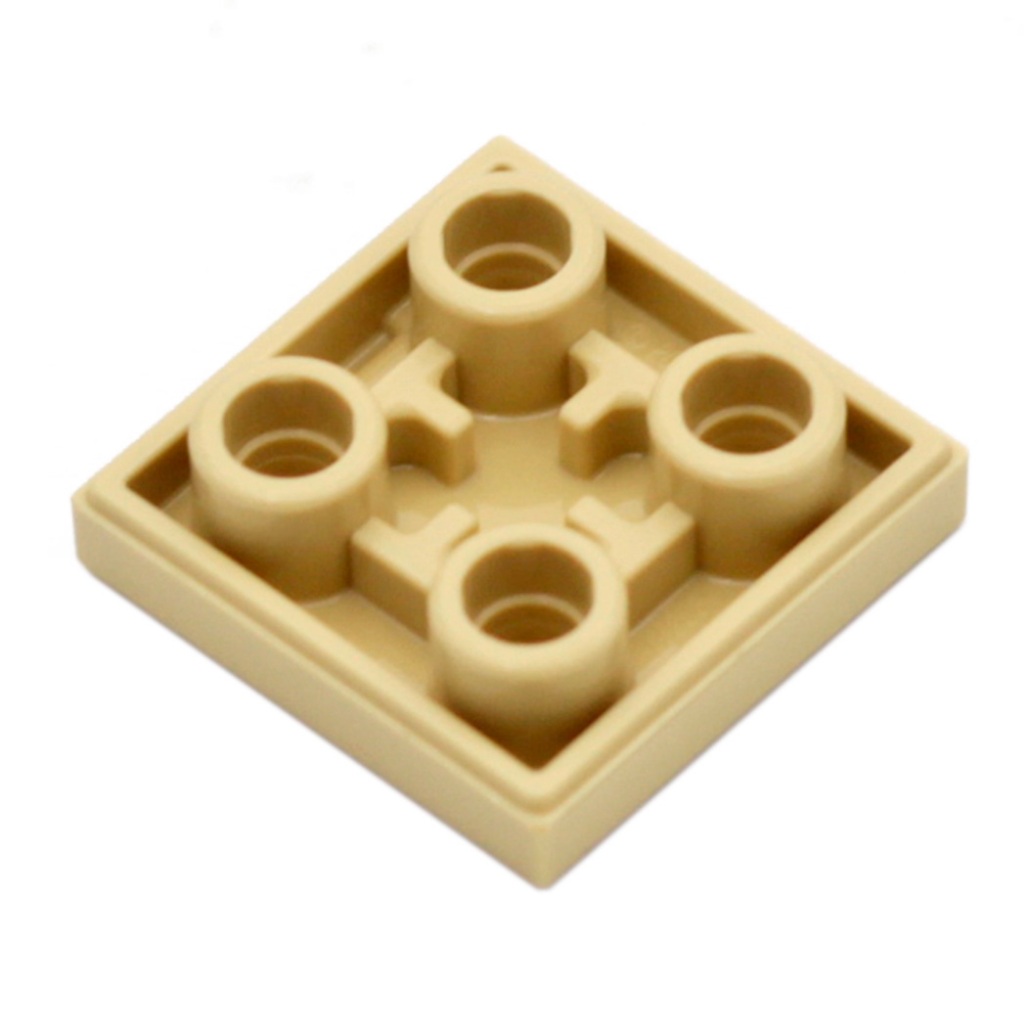 COOLPON｜這是樂高®LEGO®的正版零件 砂色 2x2 Inverted 11203 6013081 反向 平滑板 | 蝦皮購物