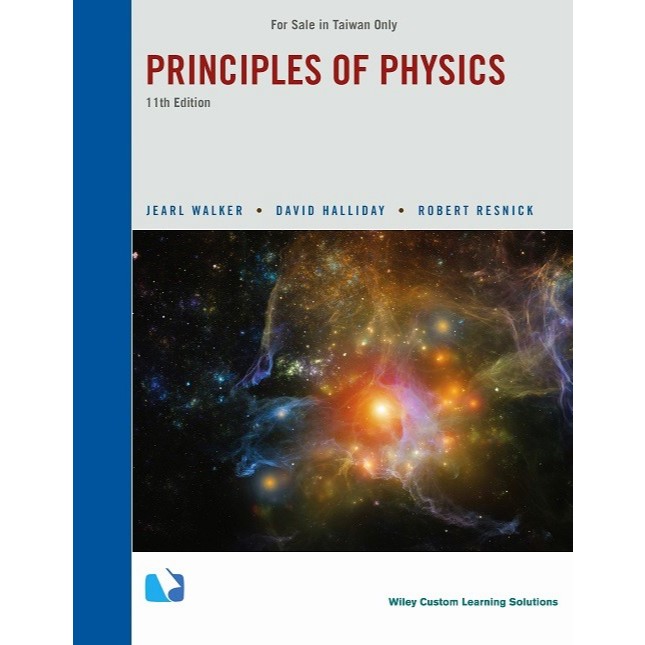 【華通書坊】PRINCIPLES OF PHYSICS (TW Custom. Ed.) 11/e IE 2018 HALLIDAY 9781119938743 | 蝦皮購物