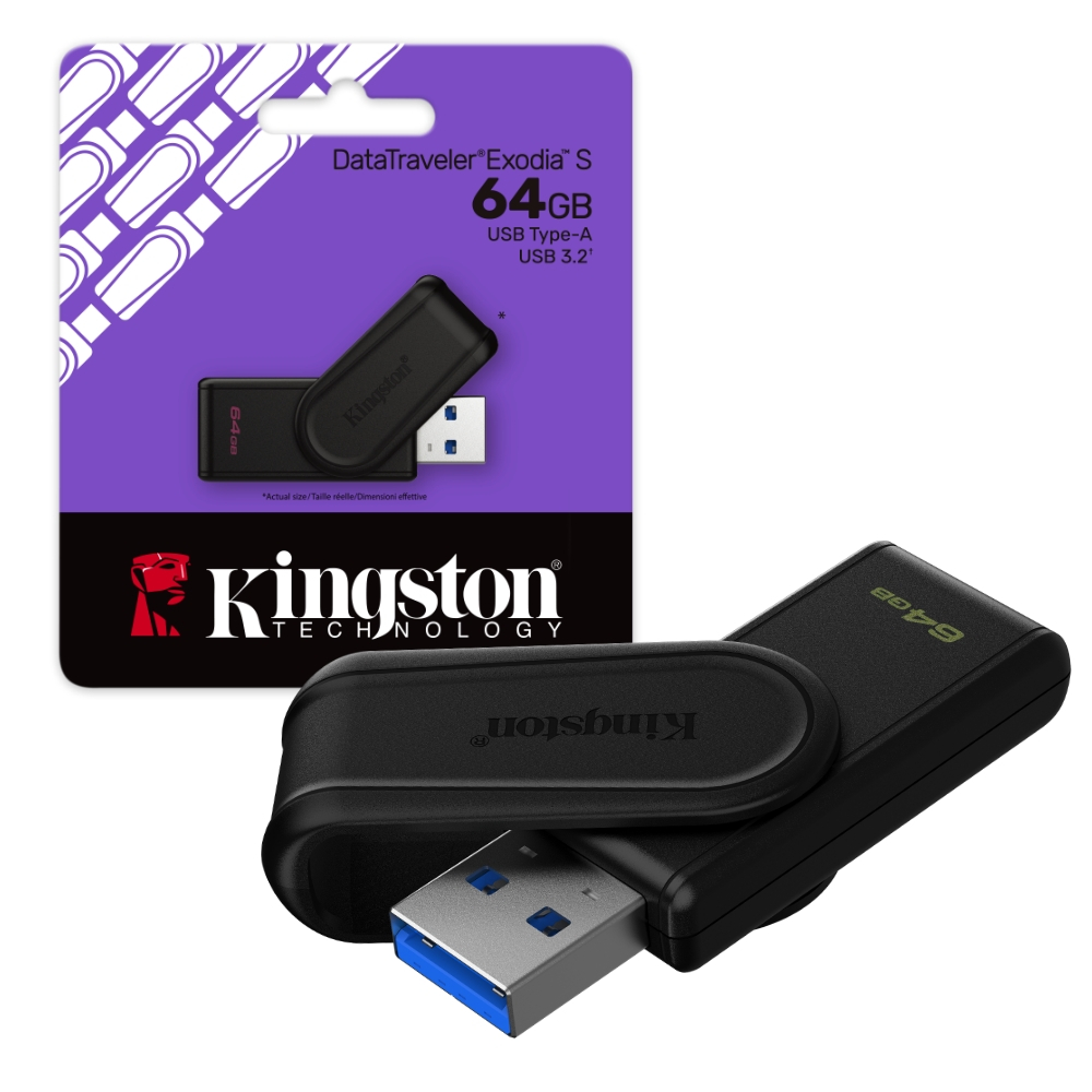 Kingston DataTraveler Exodia S 64G 128G 256G USB3.2 隨身碟 台灣保固 | 蝦皮購物