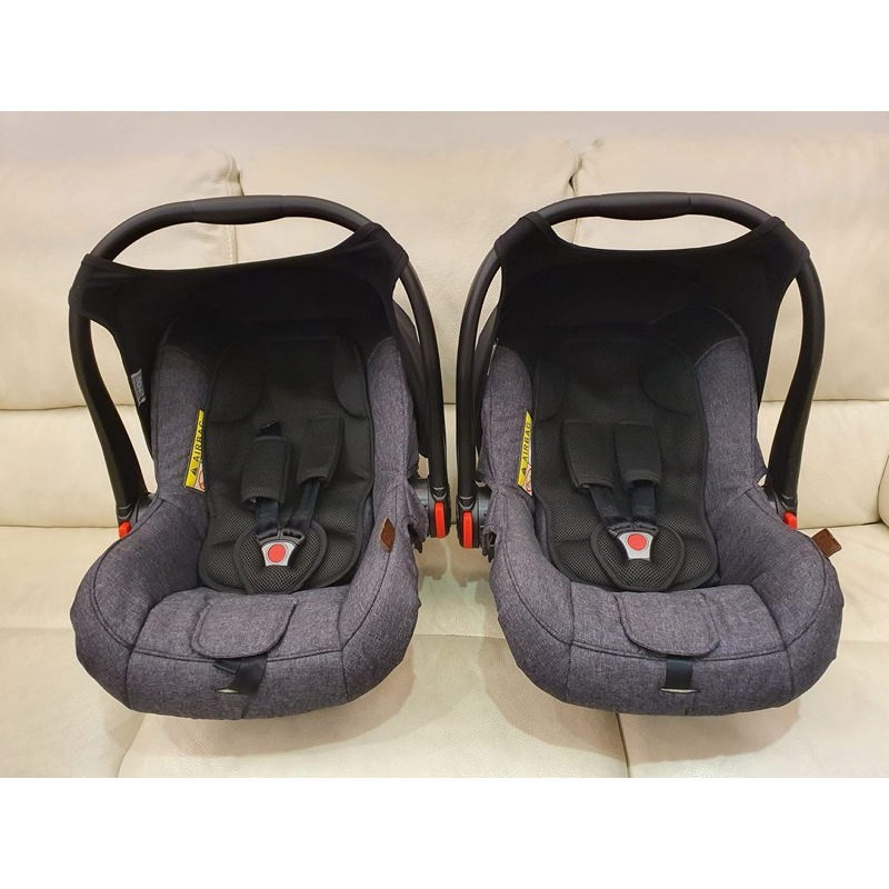 [二手]ABC design Risus提籃/汽座/安全座椅兩組附遮陽布及轉接器 | 蝦皮購物