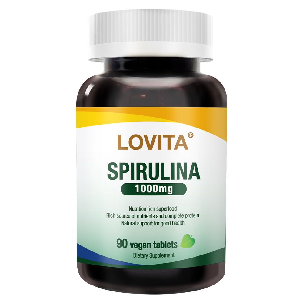 LOVITA愛維他 藍綠藻1000mg素食錠(90錠)(螺旋藻 藍藻) | 蝦皮購物