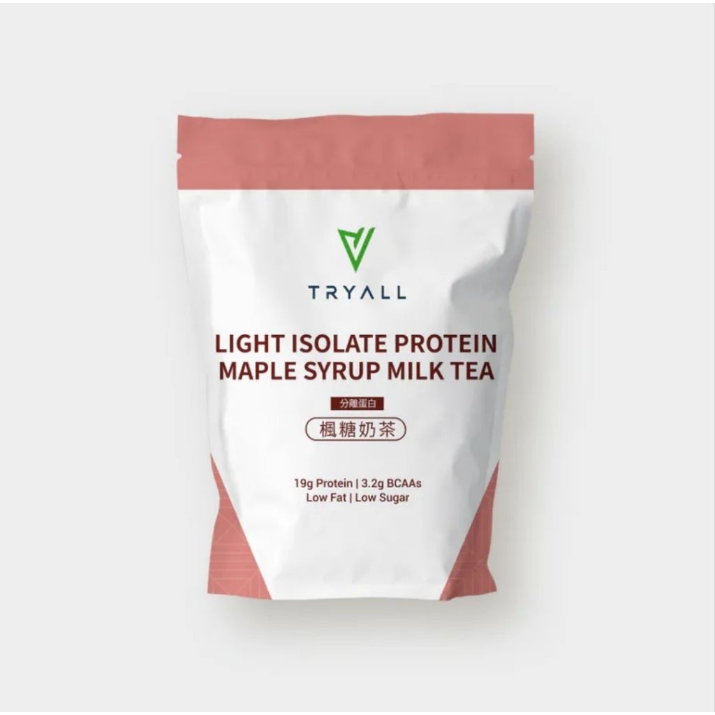 台灣 Tryall 分離蛋白乳清-light 楓糖奶茶 500g/袋 健身 補充 蛋白質 低脂 低糖 | 蝦皮購物