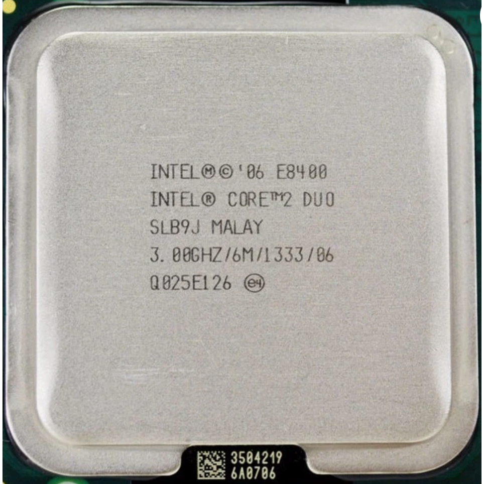 Intel Core2 Duo E8400 @ 3.00GHz LGA 775 | 蝦皮購物