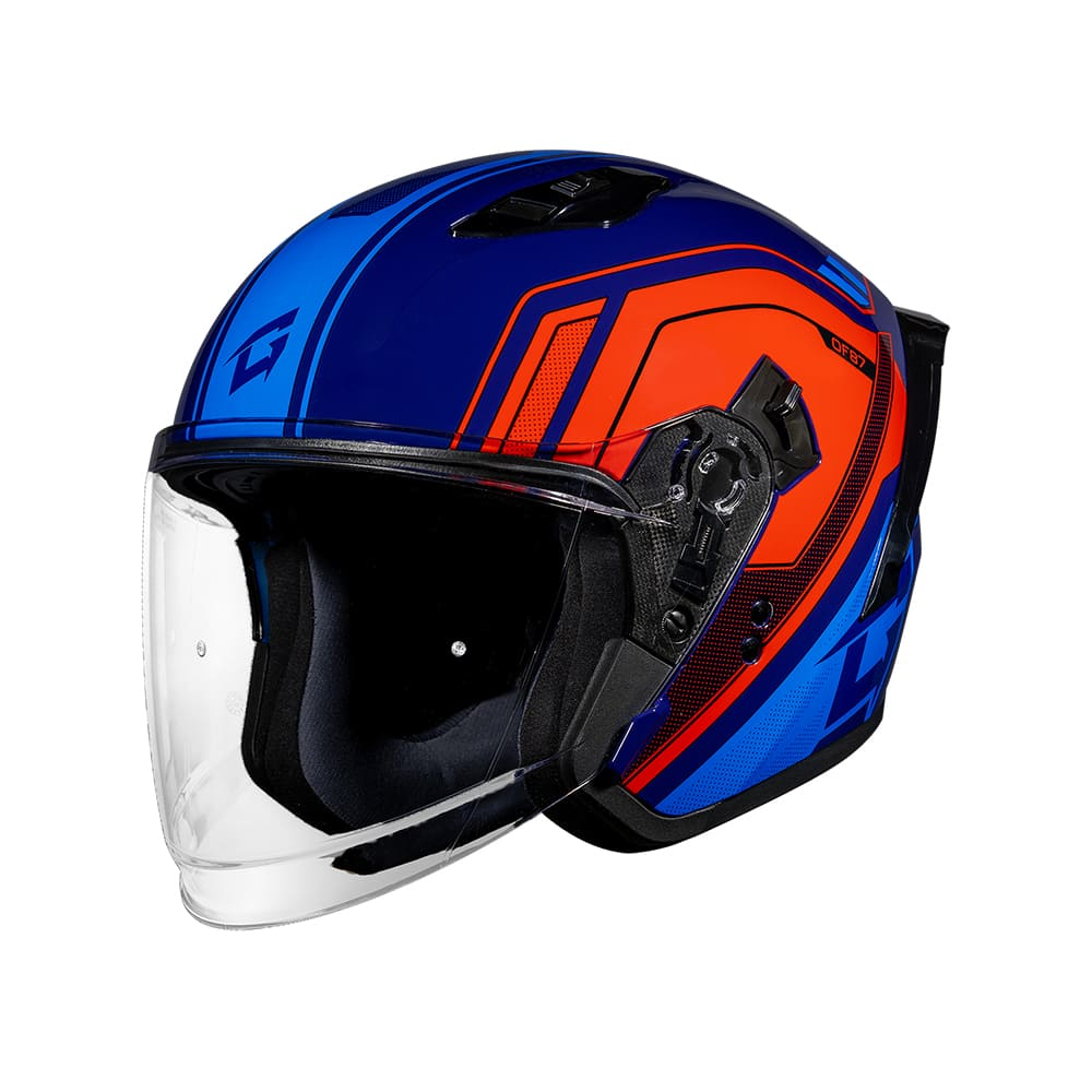 【SOL Helmets】GMAX OF-87 開放式安全帽 (公爵_藍/紅藍) | 蝦皮購物