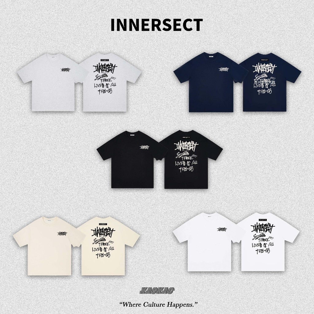 『現貨』INNERSECT 三生萬物 「背後圖案」Stussy平替款 短Tee INA25SSTTEZ031 | 蝦皮購物