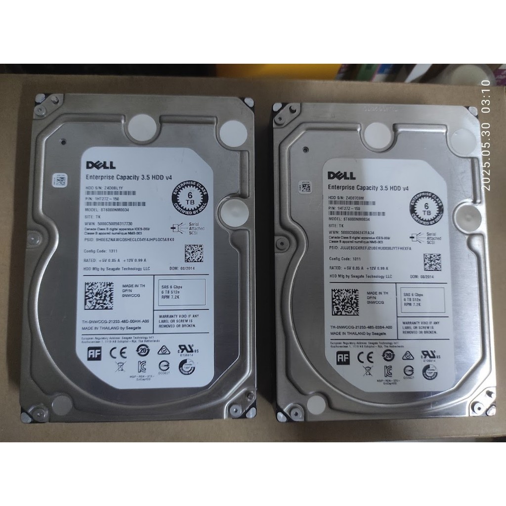 HITACHI SEAGATE 6TB SAS HDD 3.5" | 蝦皮購物