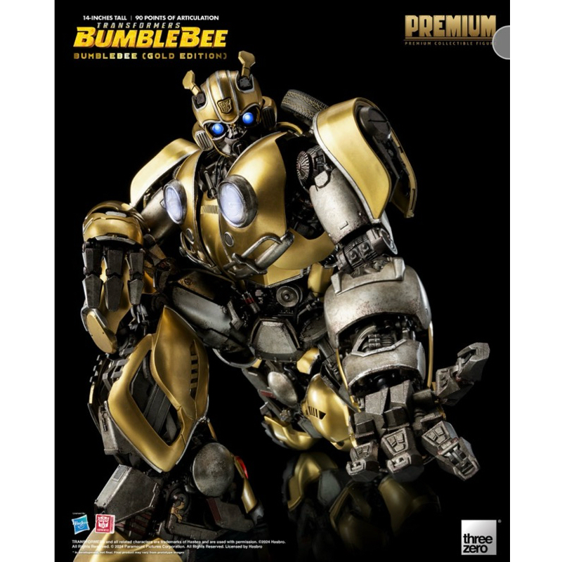 Threezero Premium 變形金剛 大黃蜂 BUMBLE BEE PSC金色限定版 3A 非柯博文 | 蝦皮購物