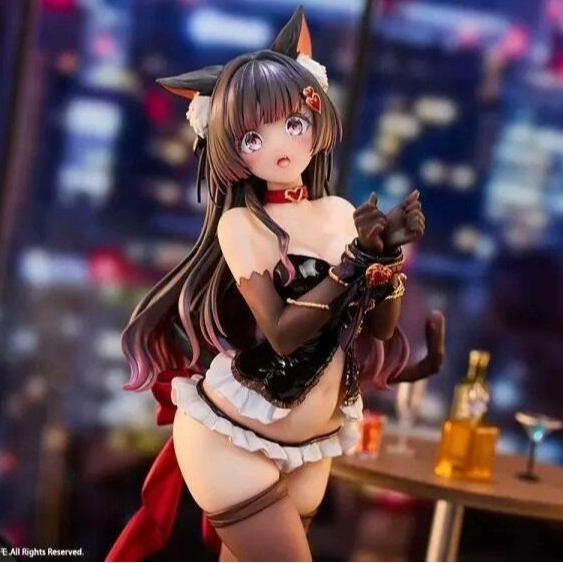 耘動漫 現貨 SIKI ANIM フェルネモ 原畫 被束縛的貓 露芙娜 1/7 PVC 附特典 公仔 | 蝦皮購物