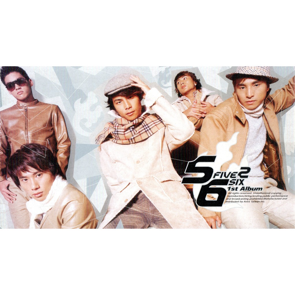 金卡價143 FIVE.SIX 5566 1st Album CD+VCD長條紙殼附寫真歌本 再生工場02 | 蝦皮購物
