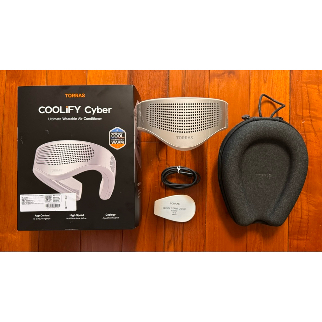TORRAS圖拉斯 COOLIFY Cyber 旗艦AI智慧頸掛式冷暖空調/極地冰涼 一戴就COOL/冰川白 | 蝦皮購物