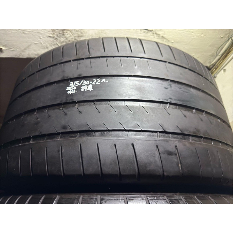 超厚 米其林 PS4S 315/30/22 一條5千 中古胎 2021製 cayenne coupe x6 x5 bmw | 蝦皮購物