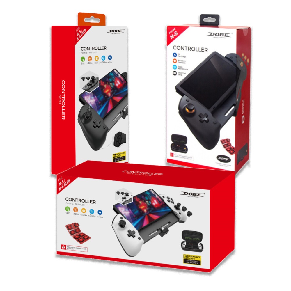 【電玩批發商】NS Switch DOBE 主機直立式握把 支架 握把 NS/OLED共用 直插式 主機充電座 六軸陀螺 | 蝦皮購物