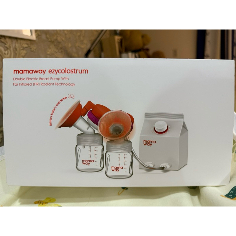 Mamaway 媽媽餵電動雙邊熱敷吸乳器 贈小花吸乳器！ | 蝦皮購物